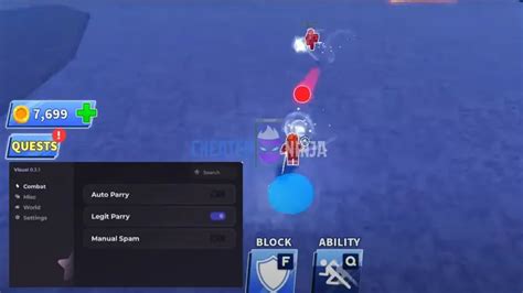 Visual Blade Ball Script Pc And Mobile Gui Cheaterninja