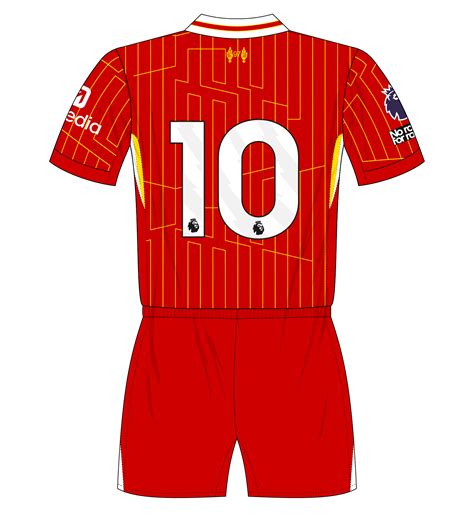 Liverpool 2024 2025 Home Number 10 Museum Of Jerseys