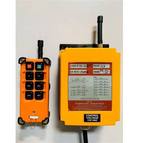 Wireless Pvc Radio Remote Control For Material Handling Model Namenumber Pi Rrc 08 At