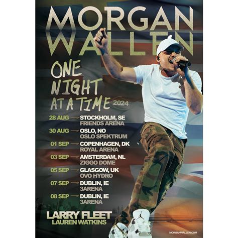 2024 Tour Poster Morgan Wallen
