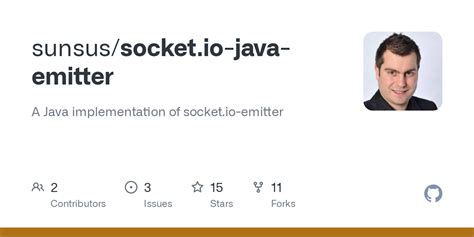 Github Sunsus Socket Io Java Emitter A Java Implementation Of Socket