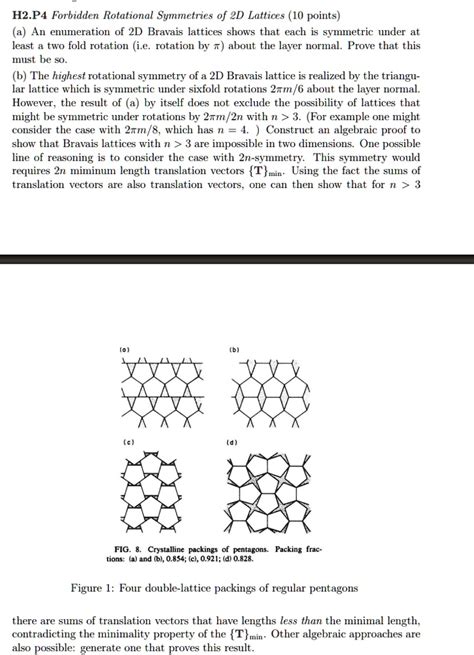 Solved H2 P4 Forbidden Rotational Symmetries Of 2d Lattices 10 Points