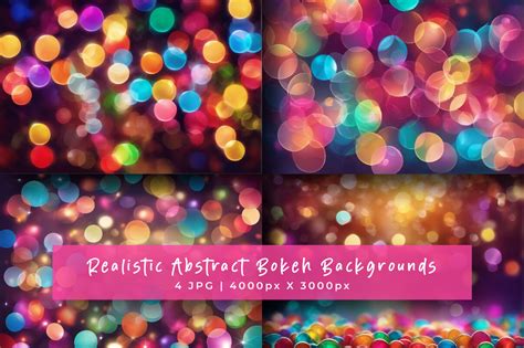 Realistic Abstract Bokeh Backgrounds Graphic By Srempire · Creative Fabrica