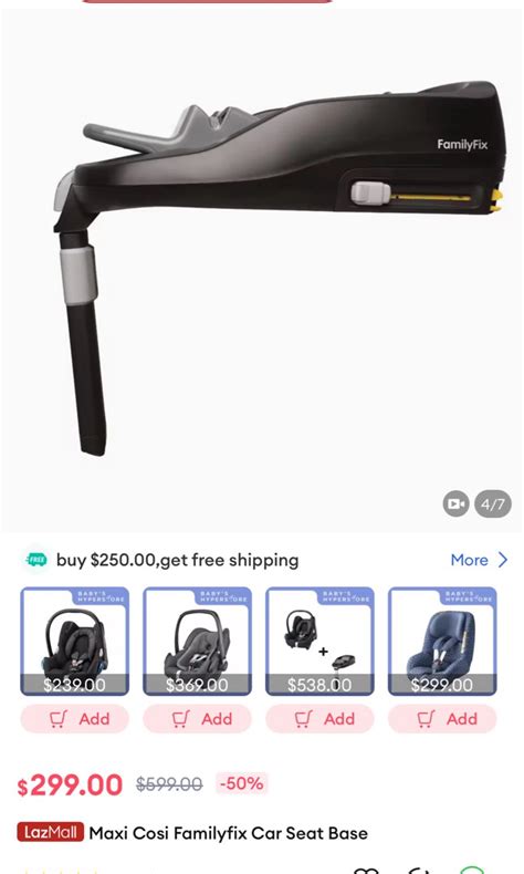 Maxi cosi family fix base, Babies & Kids, Going Out, Car Seats on Carousell