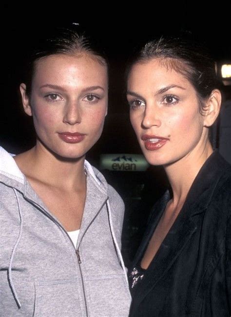 Bridget Hall And Cindy Crawford Backstage For Todd Oldham Runway Show Show S S 1998 Cindy