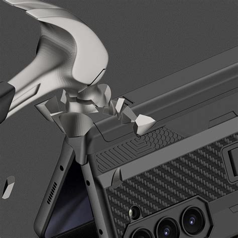 삼성 갤럭시 Z Fold5 Gkk 통합 접이식 메크 쉘 Pc 폰 케이스슬라이드 펜 박스 포함용실버