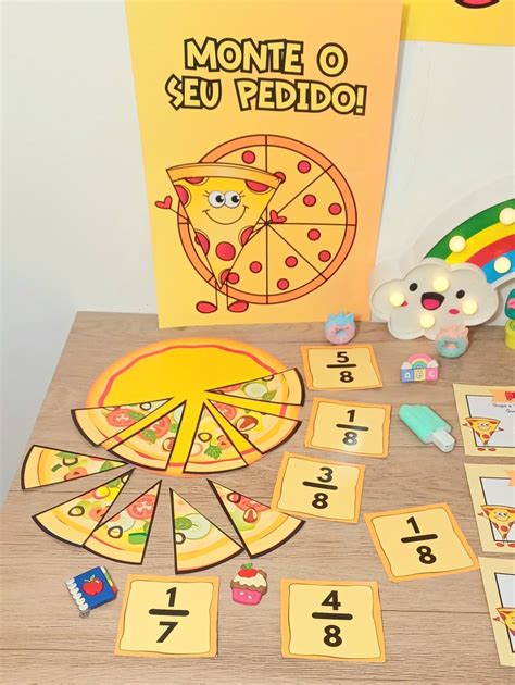 Pizza Das FraÇÕes Prof Lotus Recursos Pedagógicos