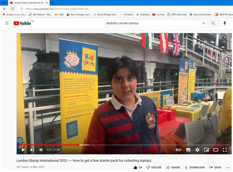 Abdullah Usman Is The Young Collector Of The Year Stamp Active