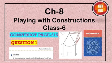 Page 215 Question No 1 Of Ch 8 Playing With Constructionsclass 6maths Youtube