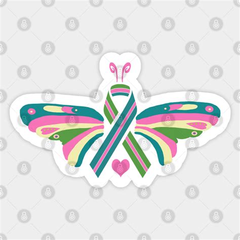 Metastatic Breast Cancer Ribbon Butterfly Metastatic Breast Cancer