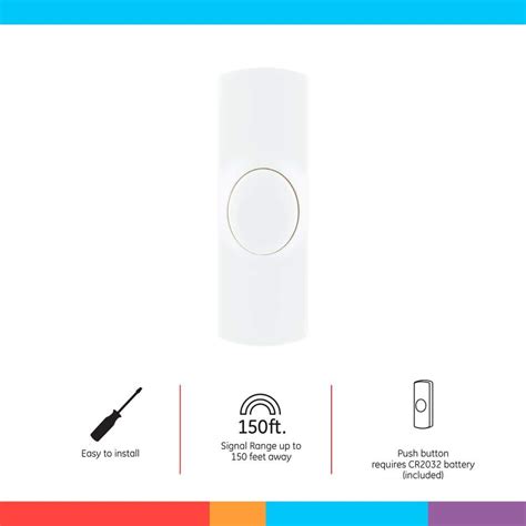 Buy Wireless Replacement Doorbell Push Button White Online At Lowest Price In Ubuy Nepal