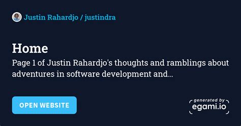 blog page 1 justin rahardjo