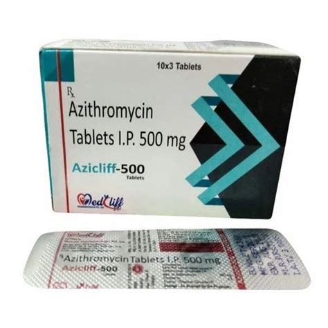 500mg Azithromycin Tablet Ip At ₹ 219box Varanasi Id 2850797282362