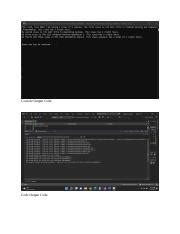 Declaring Variables Exercise 2 Output And Test Data Docx Console Output Code Code Output