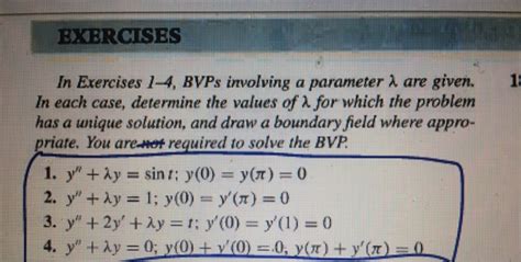 solved in exercises 1 4 bvps involving a involving lambda
