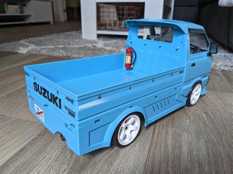 Finished Customising My Wpl D12 And Have Also Mocked Up My Idea For My Tt 01 Re Shell R Rcdrift