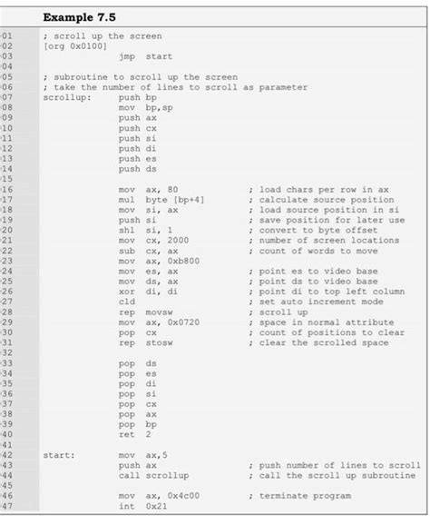 Display Memory String Instructions Question 1 Write A