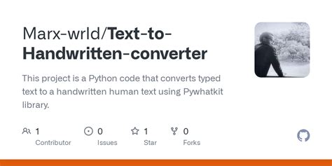 Github Marx Wrldtext To Handwritten Converter This Project Is A
