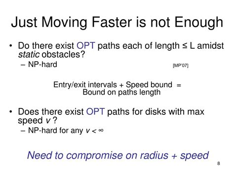 Ppt Maximum Thick Paths In Static And Dynamic Environments Powerpoint