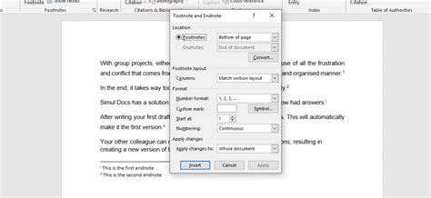 How To Convert Footnotes To Endnotes In Microsoft Word