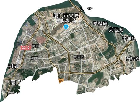 厦门市高清卫星地图 Bigemap GIS Office