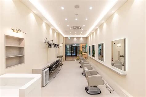 화이트톤 모던 미니멀 컨셉 15평 헤어샵 인테리어 화성 동탄