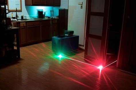 Premium AI Image Laser Security System In A Room