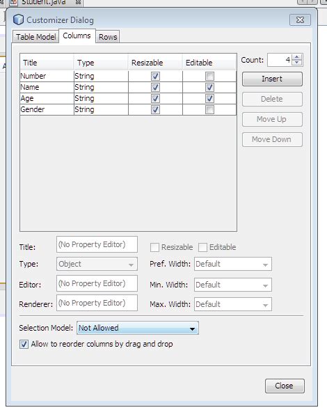 Jtable Model Phongvngc00985