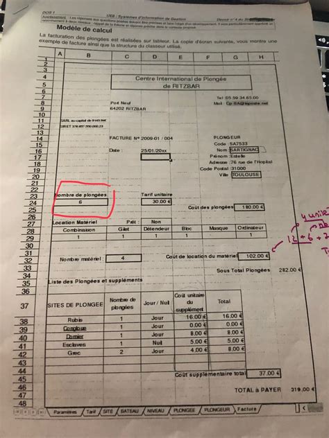 Excel Formule débutant