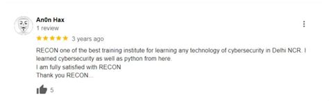 Best Cyber Security Winter Internship In Delhi Recon Institute For