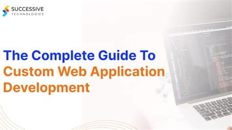 the complete guide to custom web application development pdf