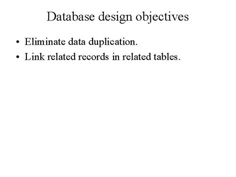 normalization isys 464 database design based on erd