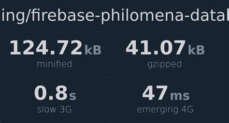 Tinypuddingfirebase Philomena Database Bundlephobia