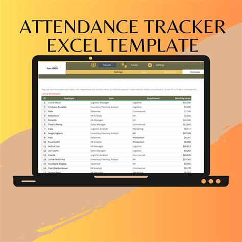 Attendance Tracker Excel Template Employee Tracker Template