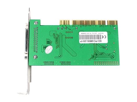 SYBA PCI Bit To X Serial X Parallel Port Host Controller Card Model SD PCI S P Newegg Com