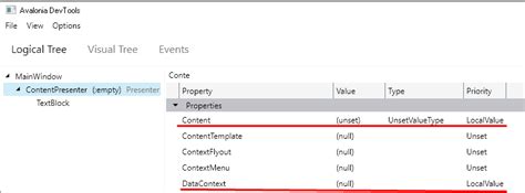 Contentpresenter Null Content And Datacontext When Using Binding For