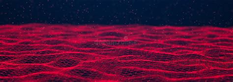 Dynamic Wave With Connected Dots And Lines Digital Technology Background Concept Of Network