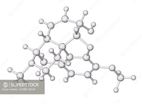 Codeine Molecular Model Superstock