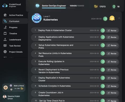 neamul kabir emon on linkedin kubernetes devops kodekloud