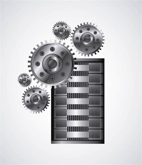 Web Hosting Icon Technology Design Vector Graphic Stock Illustration Illustration Of Secure