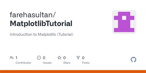 Github Farehasultanmatplotlibtutorial Introduction To Matplotlib Tutorial