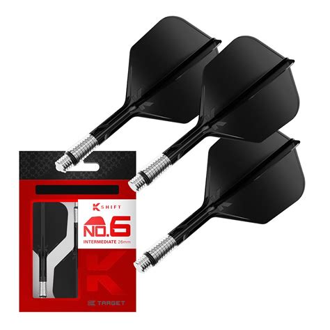 Target K Shift Black No2 Dart Flights Uk