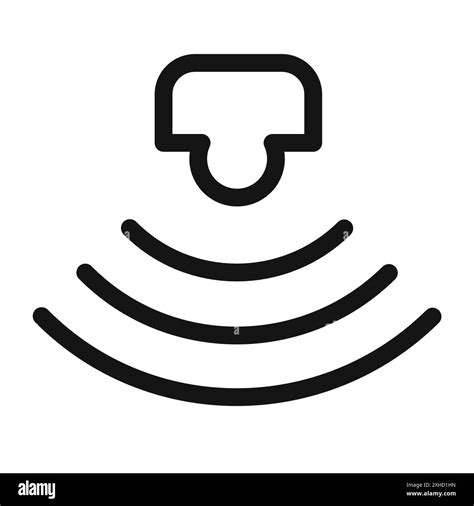 Sensor Icon Vector Symbol Or Sign Set Collection In Black And White