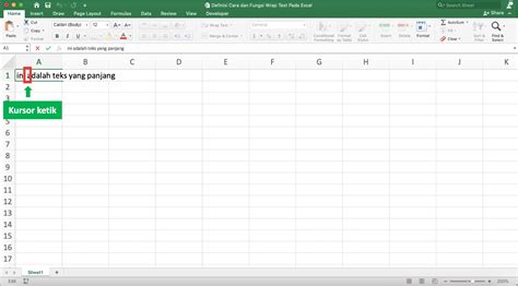 Definisi Cara Dan Fungsi Wrap Text Pada Excel Compute Expert