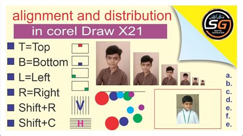Alignment And Distribution In Coreldraw In X21 Tips Or Trick Short Keys Siddiquigraphics