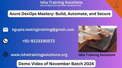 Azure Devops Mastery Demo On 28th Nov 2024 Pls Call Or Whatsapp Us On 91 9133190573 To Enroll