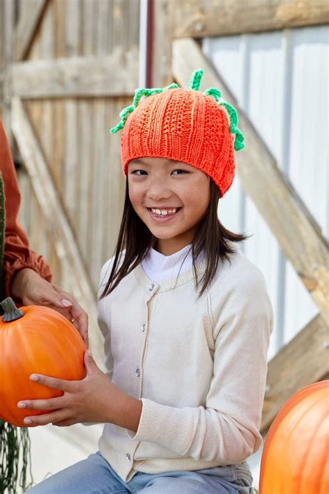 Free Pumpkin Patch Hat Pattern Mary Maxim