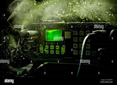 Modern Military Radio Station The Concept Of Data Transmission