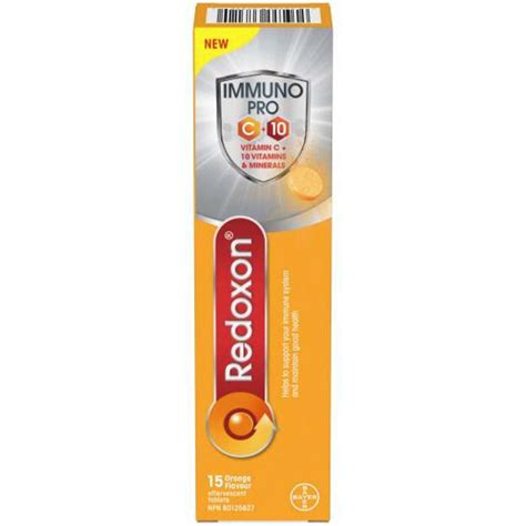 Redoxon Immunopro Effervescent Tablets Immune Support With Vitamin C