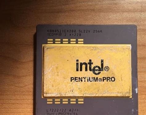 Intel Pentium Pro Intel Pentium Pro Ceramic Cpu Scrap Tradekorea